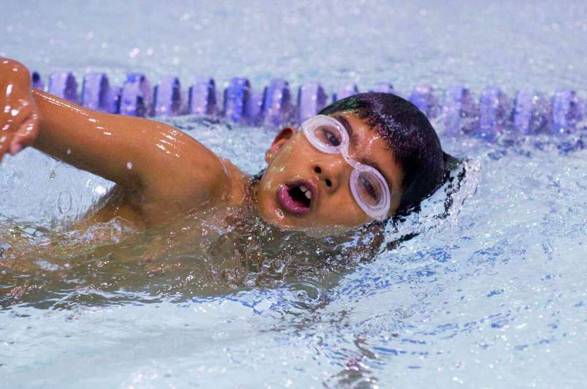 YMCA swim team tryouts