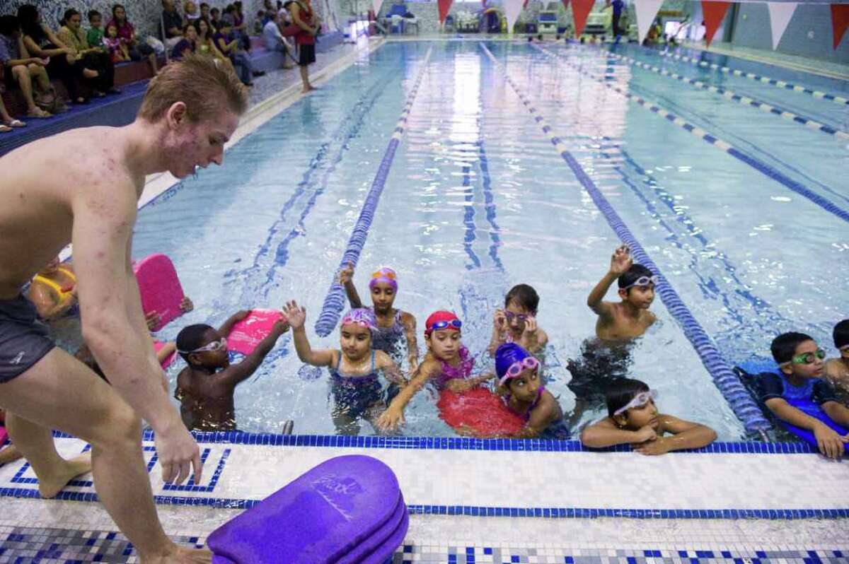 YMCA swim team tryouts