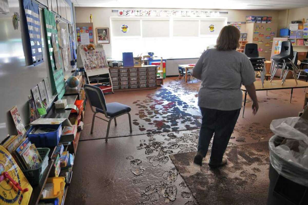 Schools rally towns hit by Irene