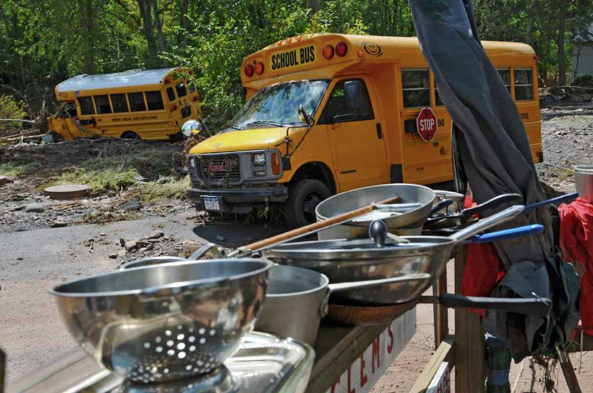 Schools rally towns hit by Irene