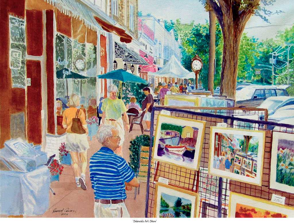 The art of a weekend stroll: Art Society features hundreds of works
