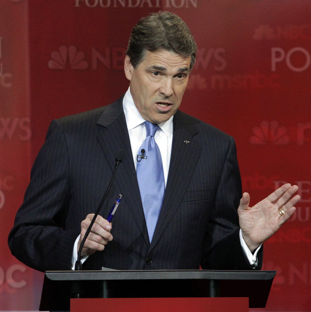 Perry's first presidential debate
