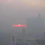 Smoky haze from wildfires over Houston - Houston Chronicle