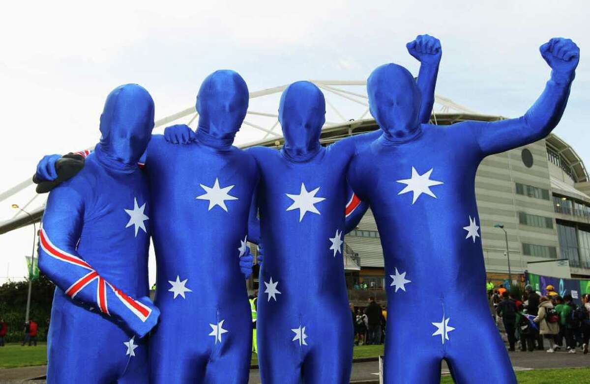 Colorful fans attend Rugby World Cup