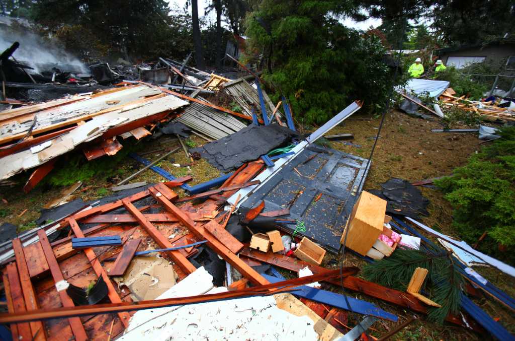 PSE: Explosion may have been caused by downed power line