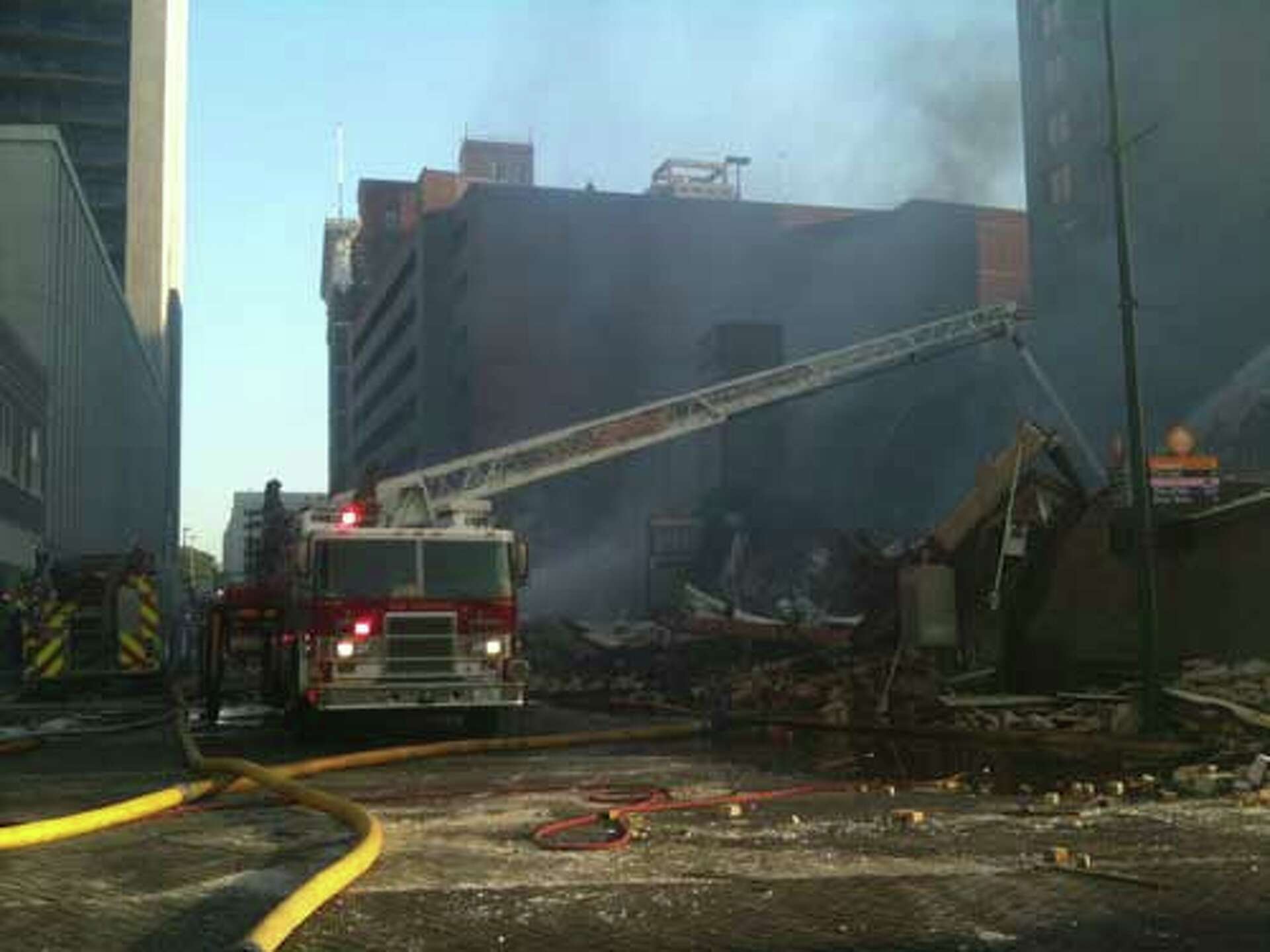 Massive fire guts 1880 city landmark