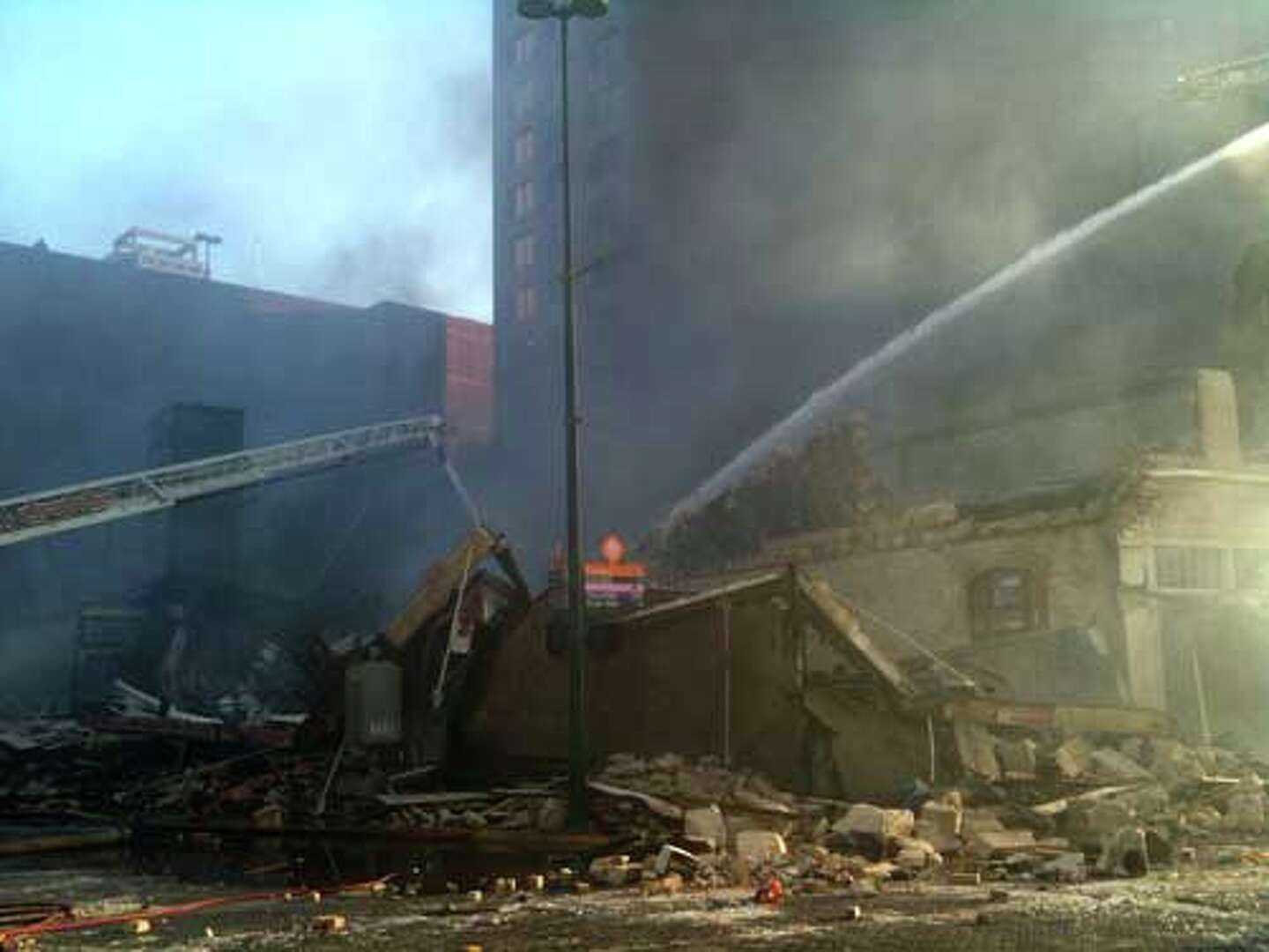 Massive fire guts 1880 city landmark