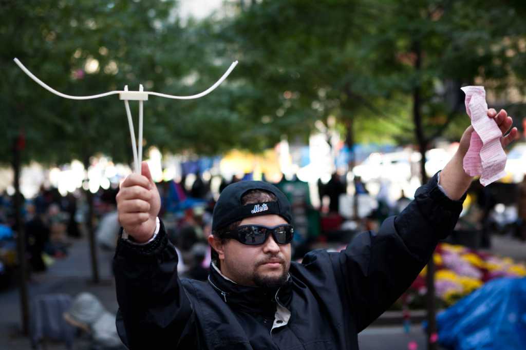 A city of protest within a city