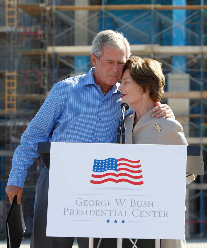 Bush attends event at his SMU library