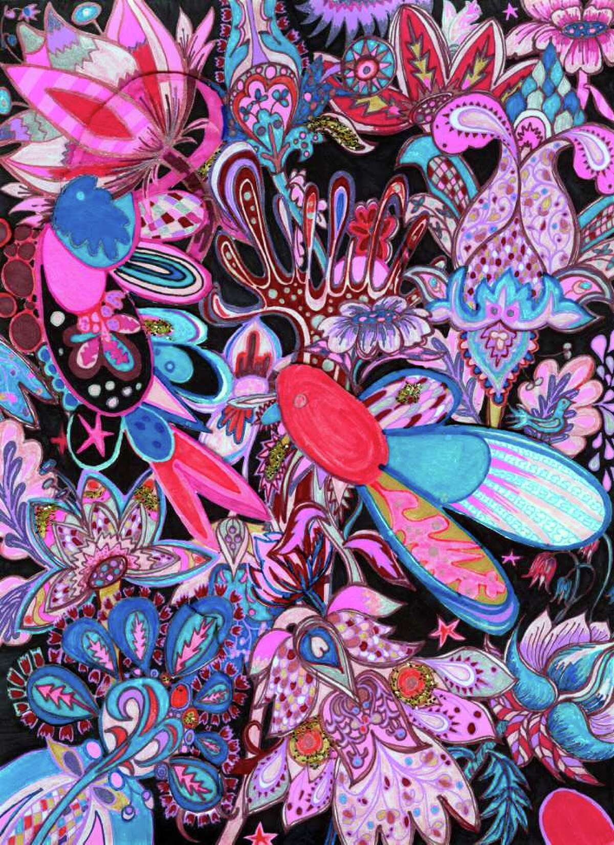 In Ann Wolf's art, the intensity of small worlds