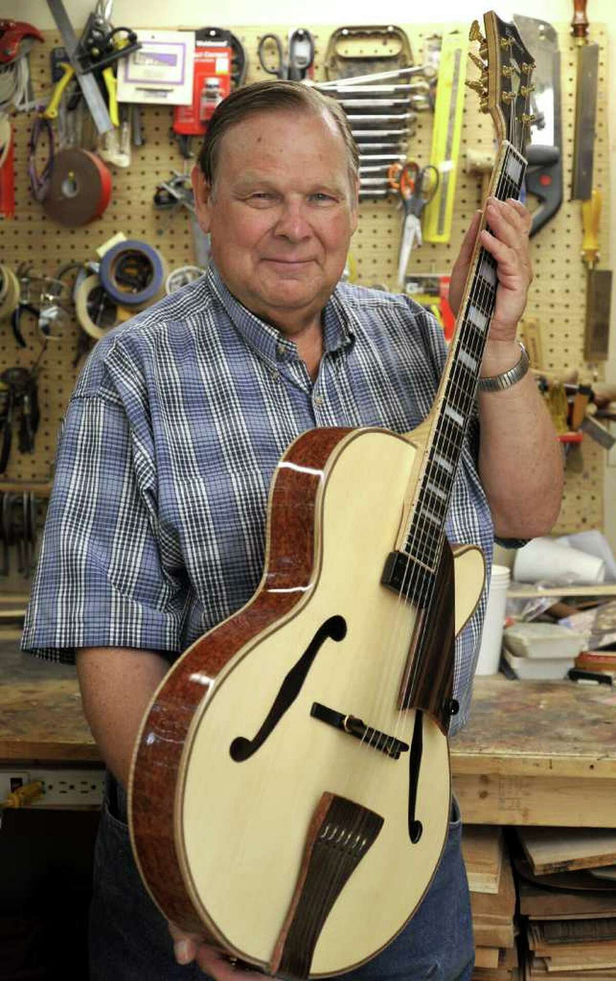 Southbury's Barney a master craftsman of guitars