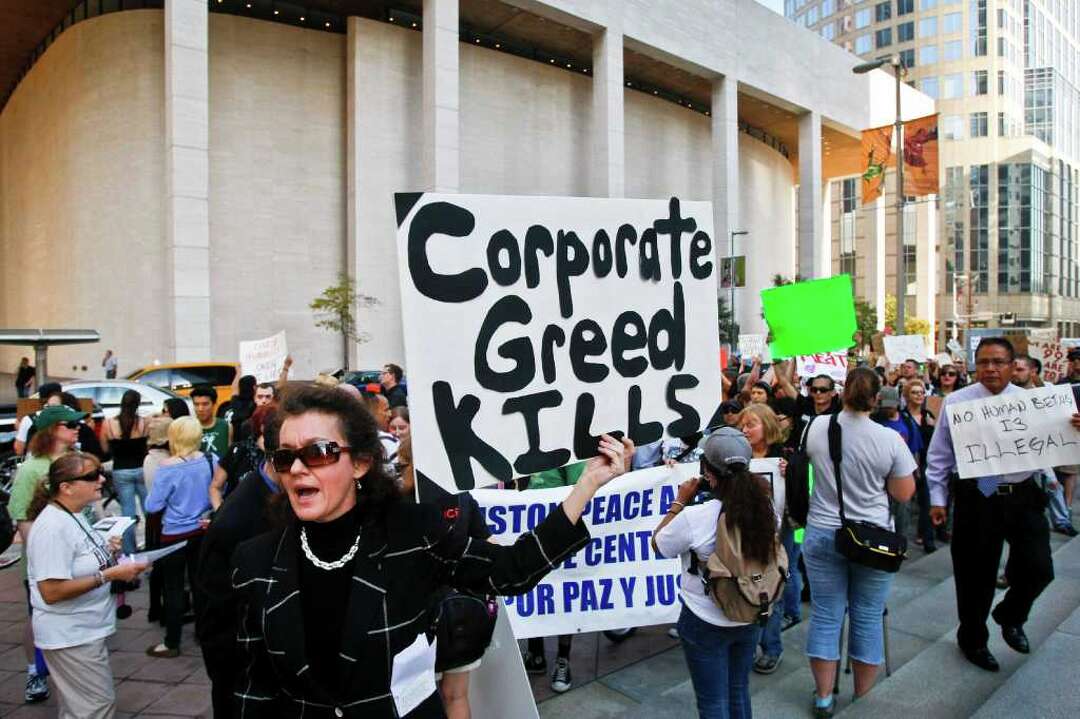 Occupy Houston protestors converge on City Hall