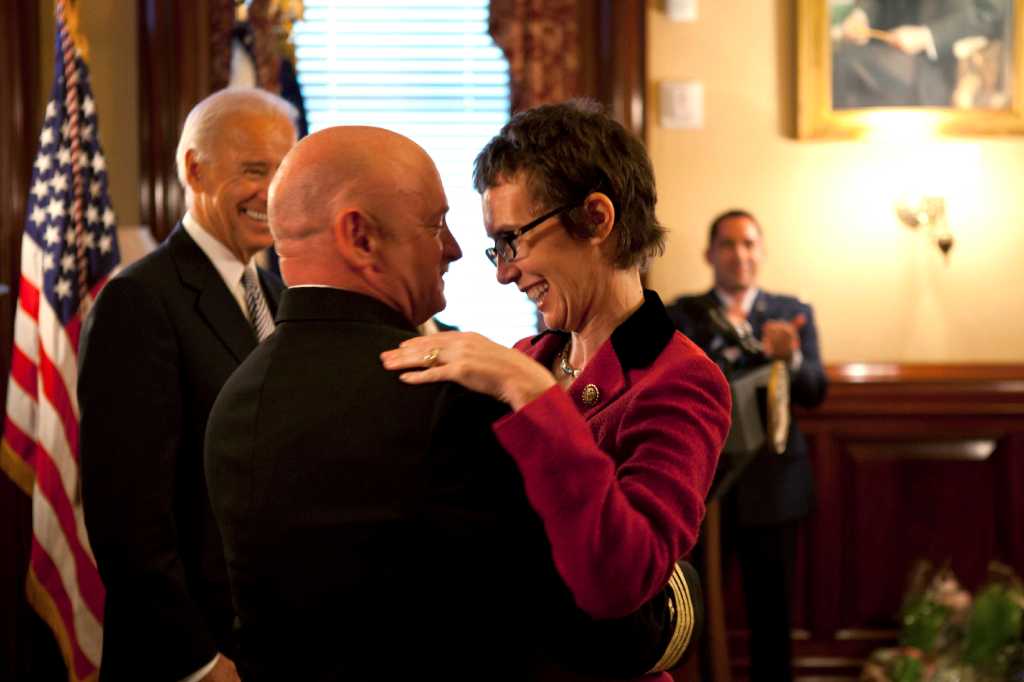 Kelly, Giffords mark another triumph at retirement
