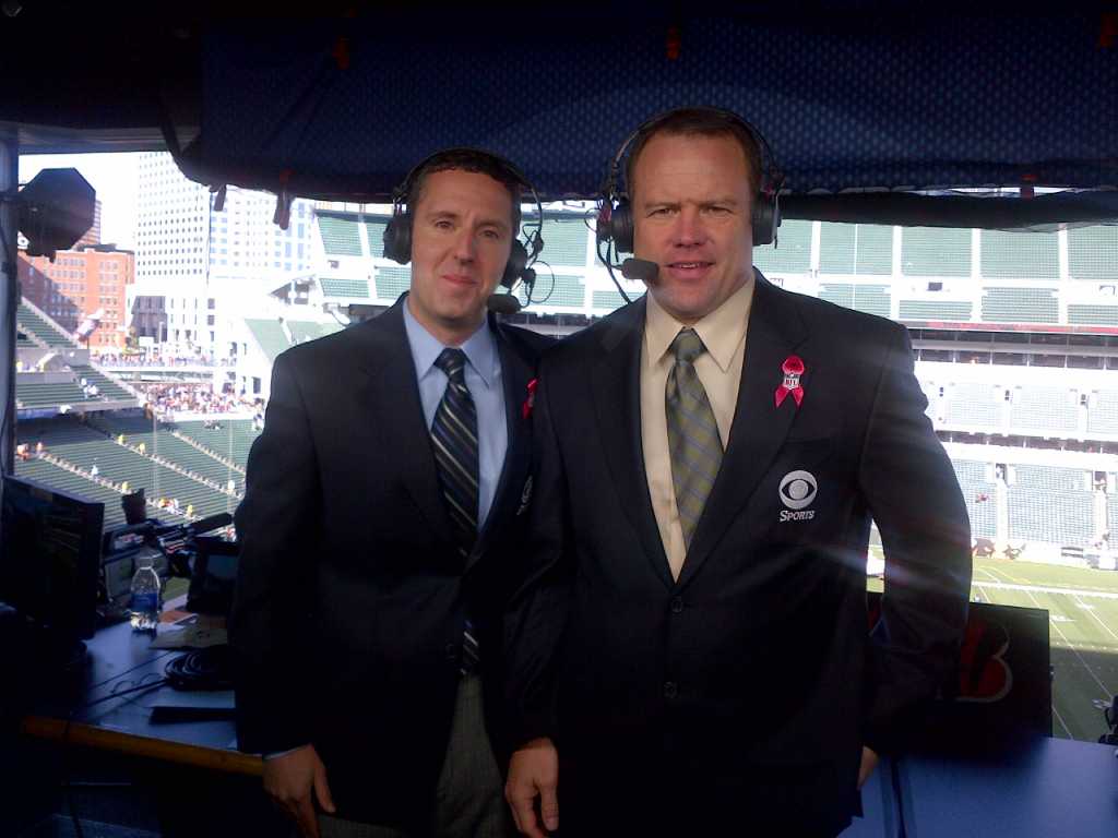 Behind the scenes at an NFL telecast