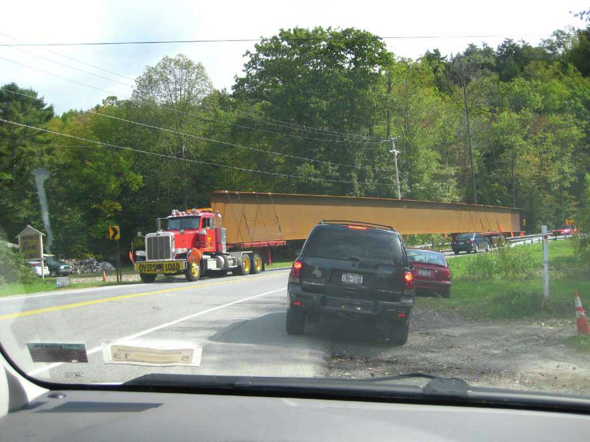 Steel arrives at Batchellerville bridge site