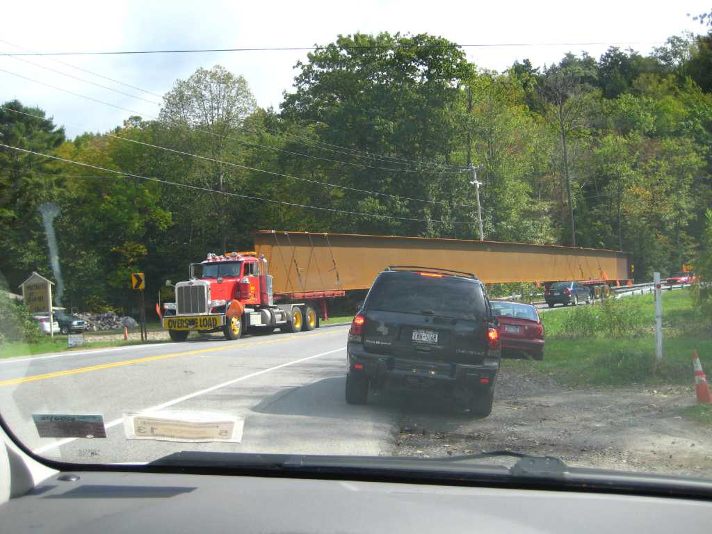 Steel arrives at Batchellerville bridge site