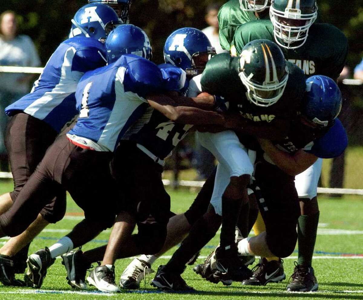 Abbott Tech football team tops Stamford Academy