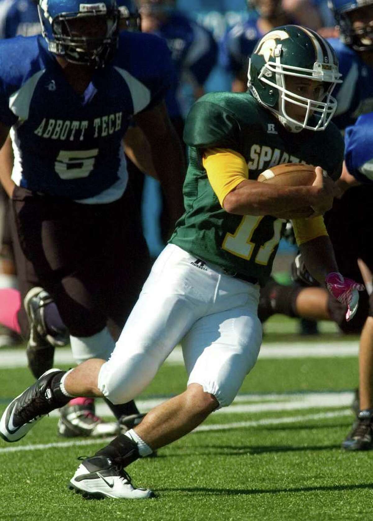 Abbott Tech football team tops Stamford Academy