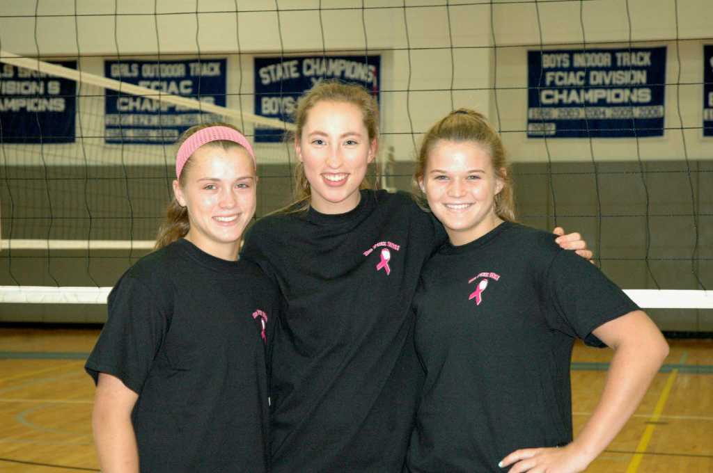 Darien volleyball team to participate in Dig Pink