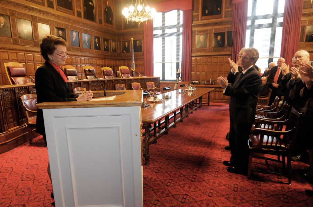 Portrait honors New York's pioneering female chief judge