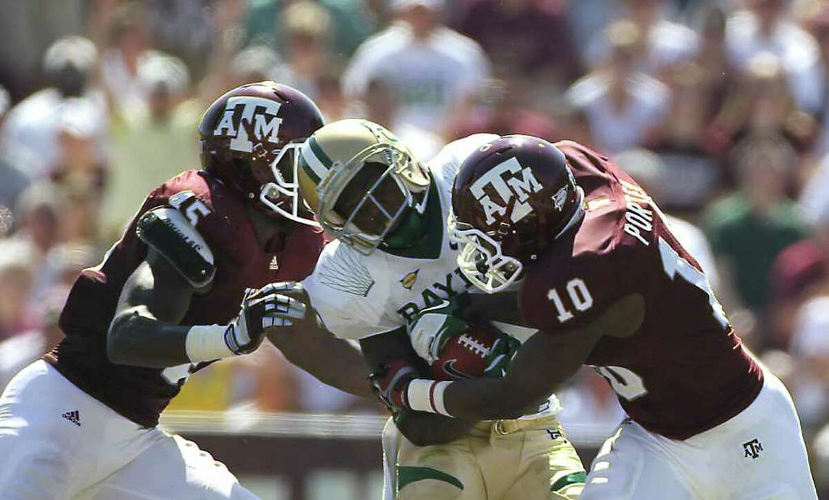 A&M bids Baylor farewell with record-setting win