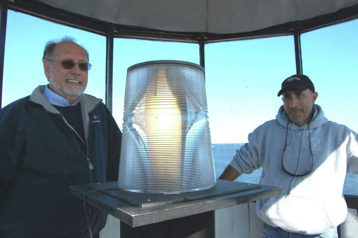 Sheffield lighthouse glows for first time in 100 years