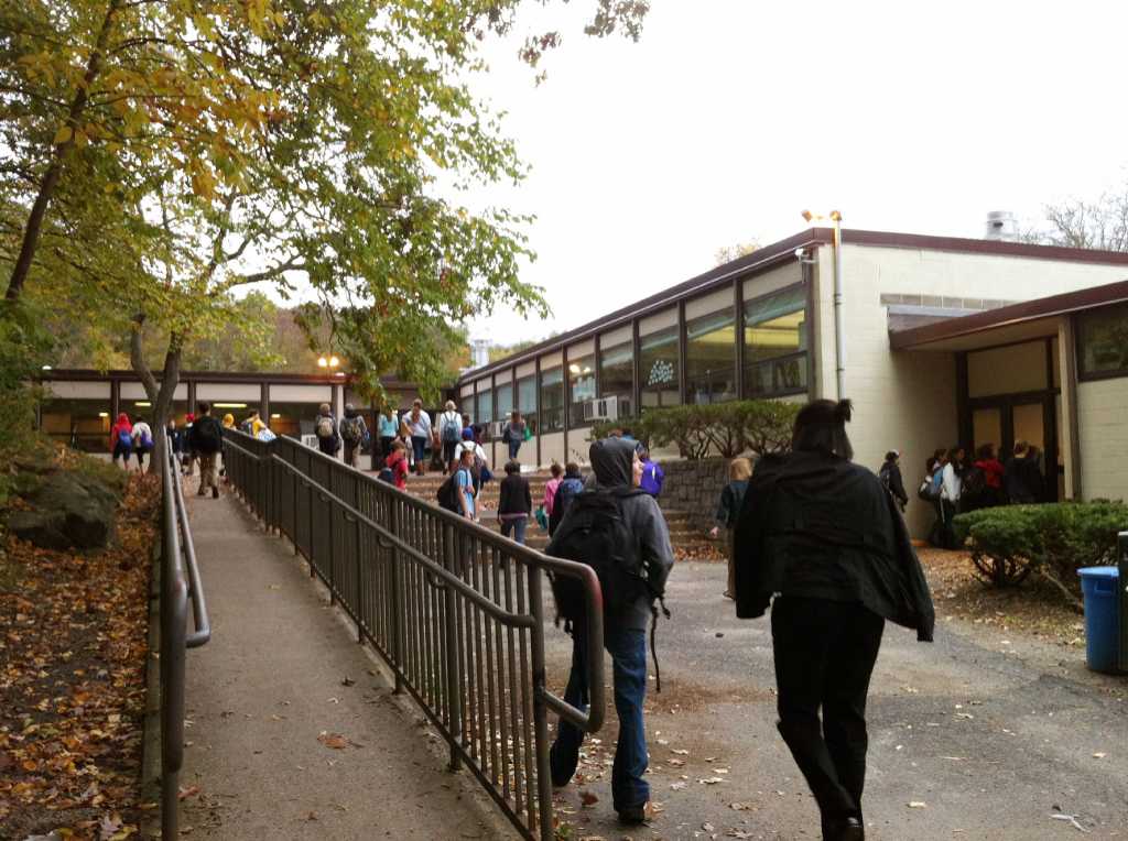 CMS students stage walkout to support principal