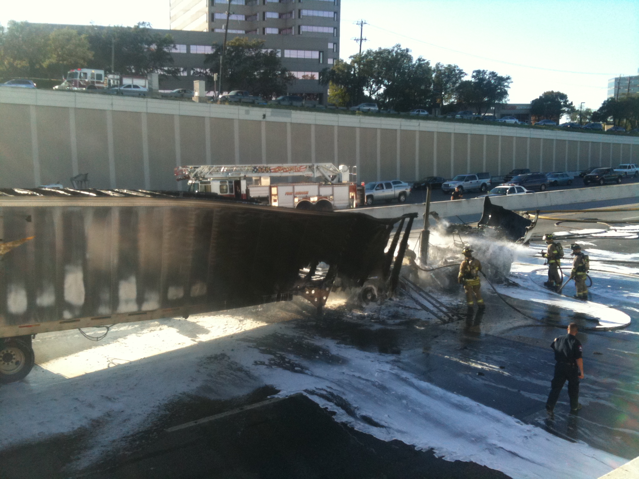 I-10 lanes reopened after truck fire
