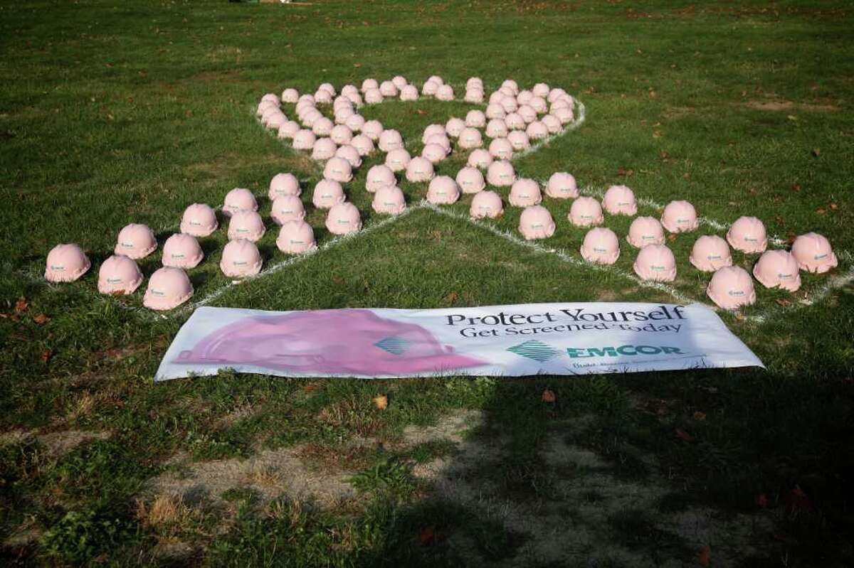 EMCOR continues hard hat campaign, makes strides against breast cancer
