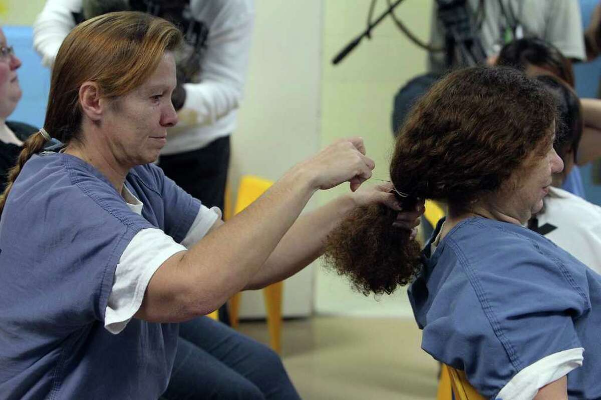 Inmates donate locks from the lockup
