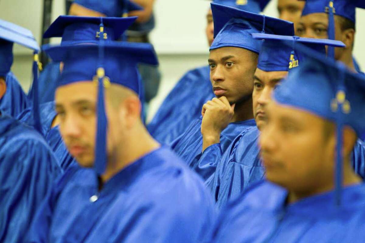 Inmate graduation ceremony