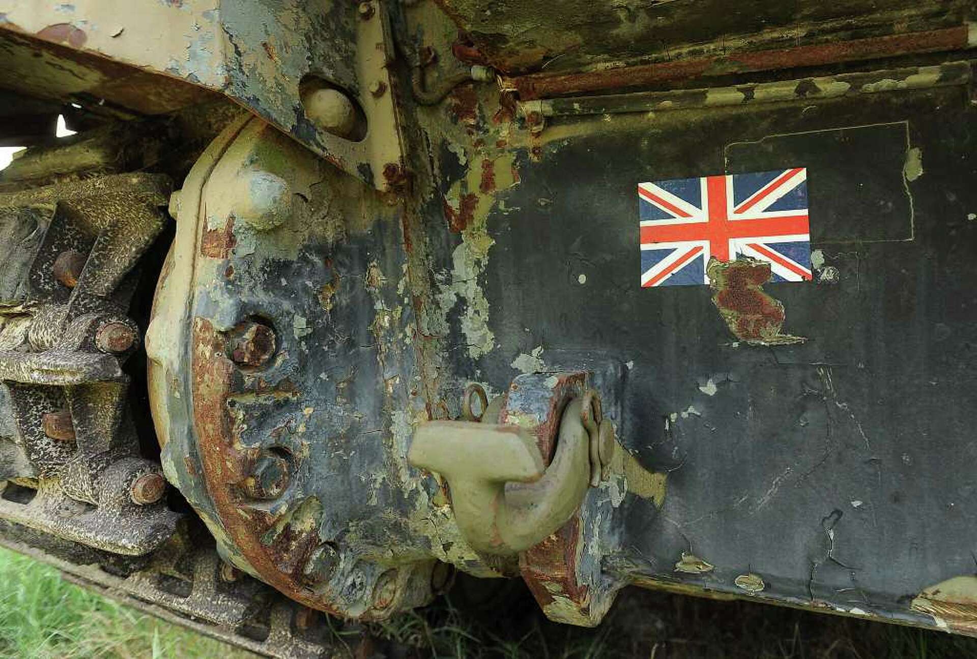 British tank guards Sour Lake