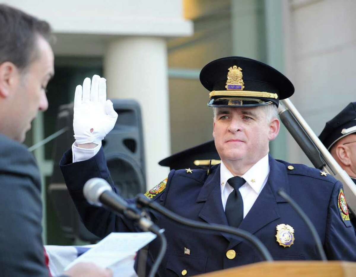 Heavey sworn in as police chief