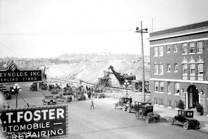 The Denny regrade in Seattle