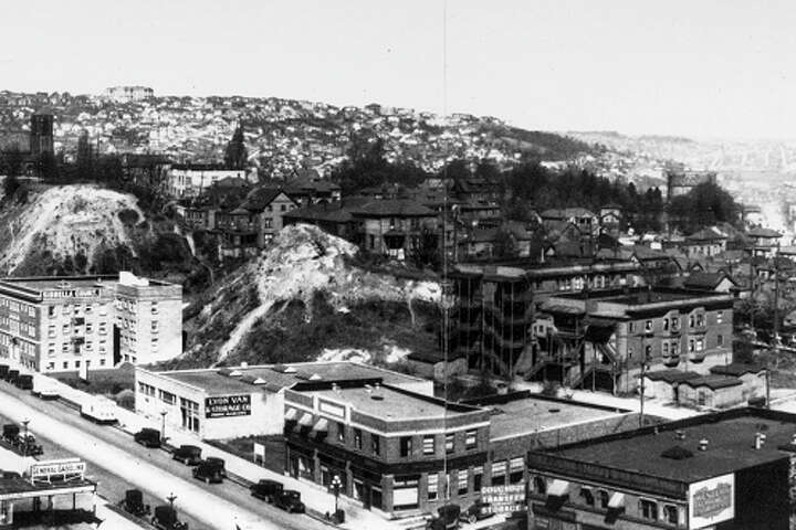 The Denny regrade in Seattle