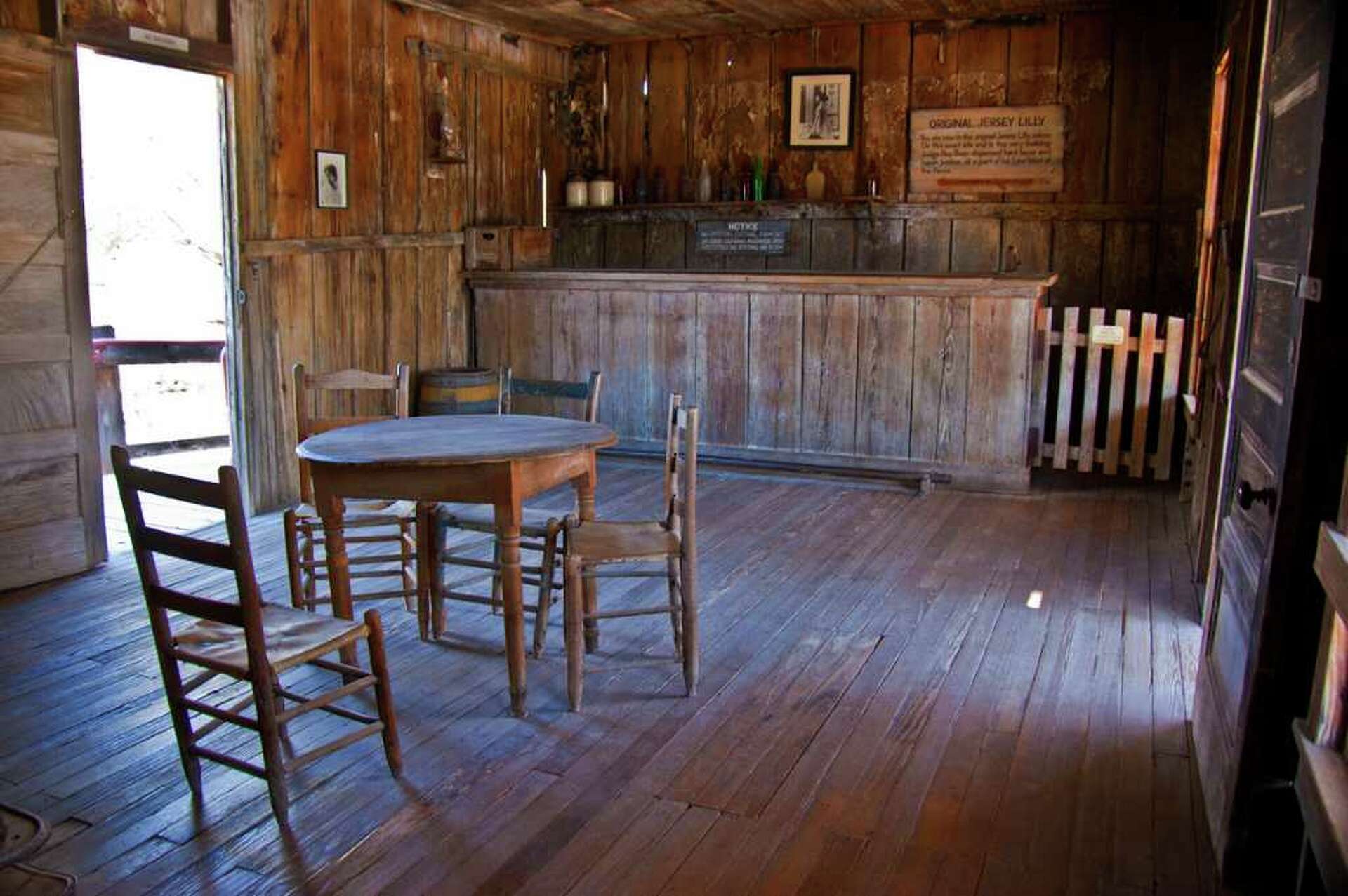 Wild West town of Langtry slowly riding into the sunset