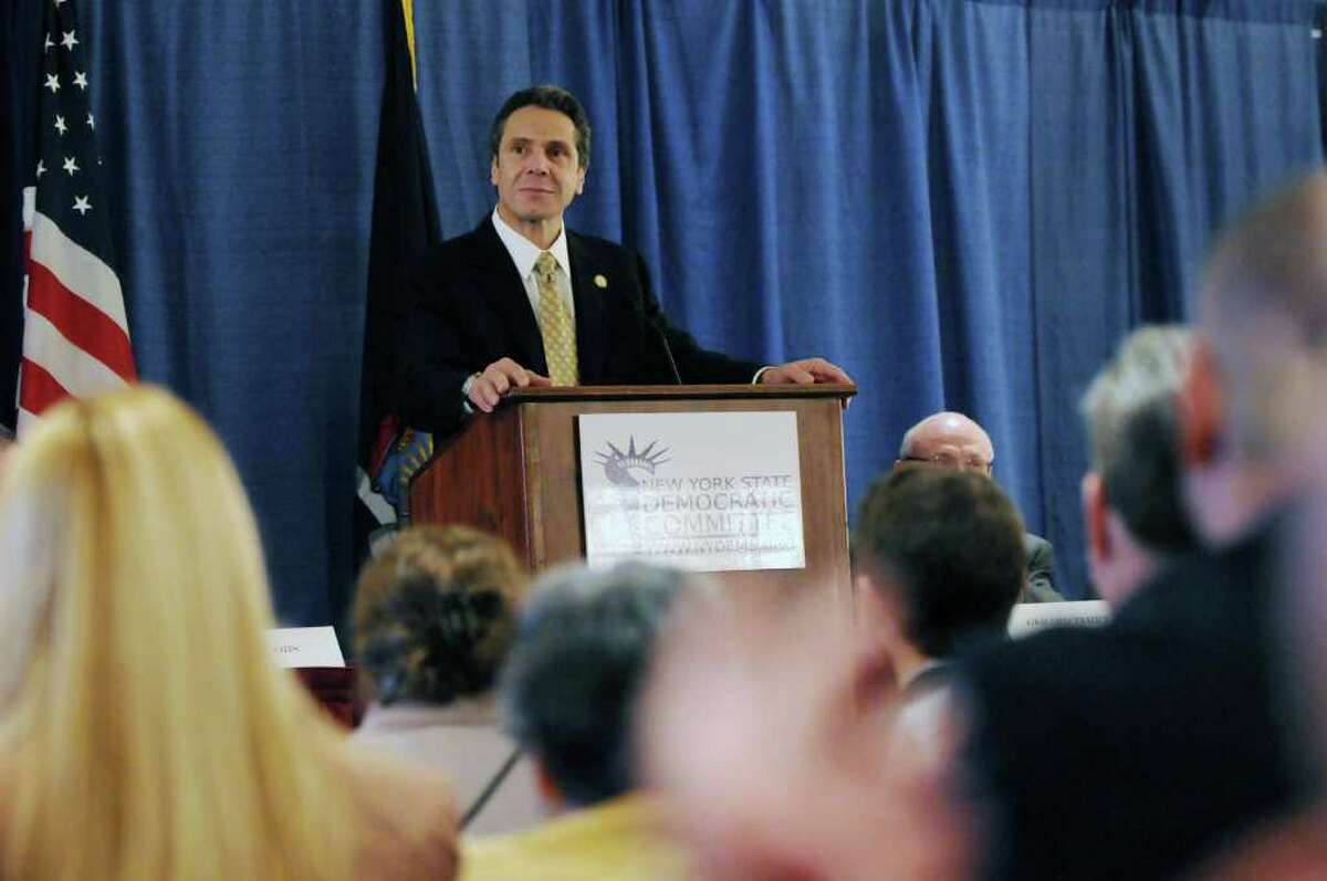 Cuomo displays grip on party