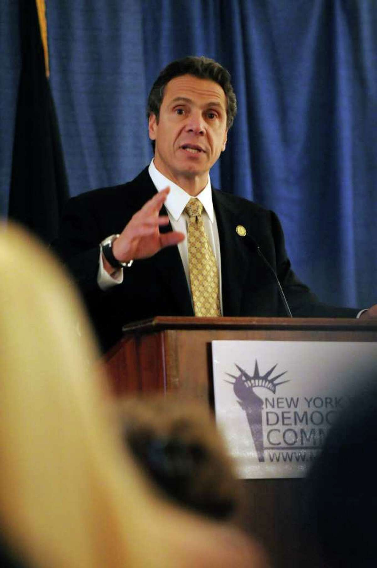 Cuomo displays grip on party