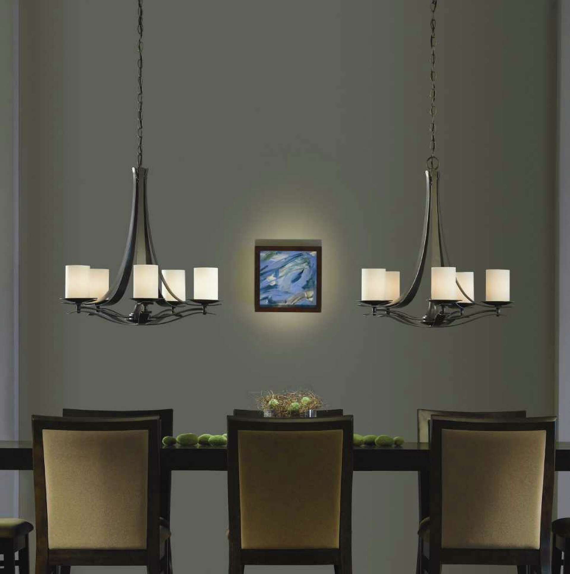 Inventive dining lights can make a room