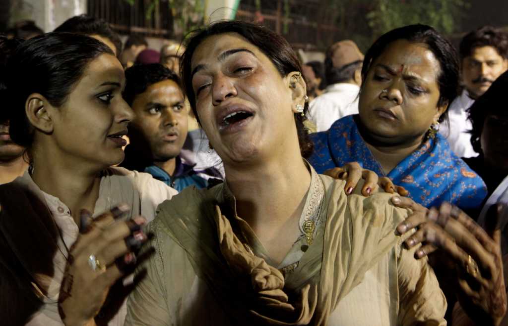 Crowd Of People Crying