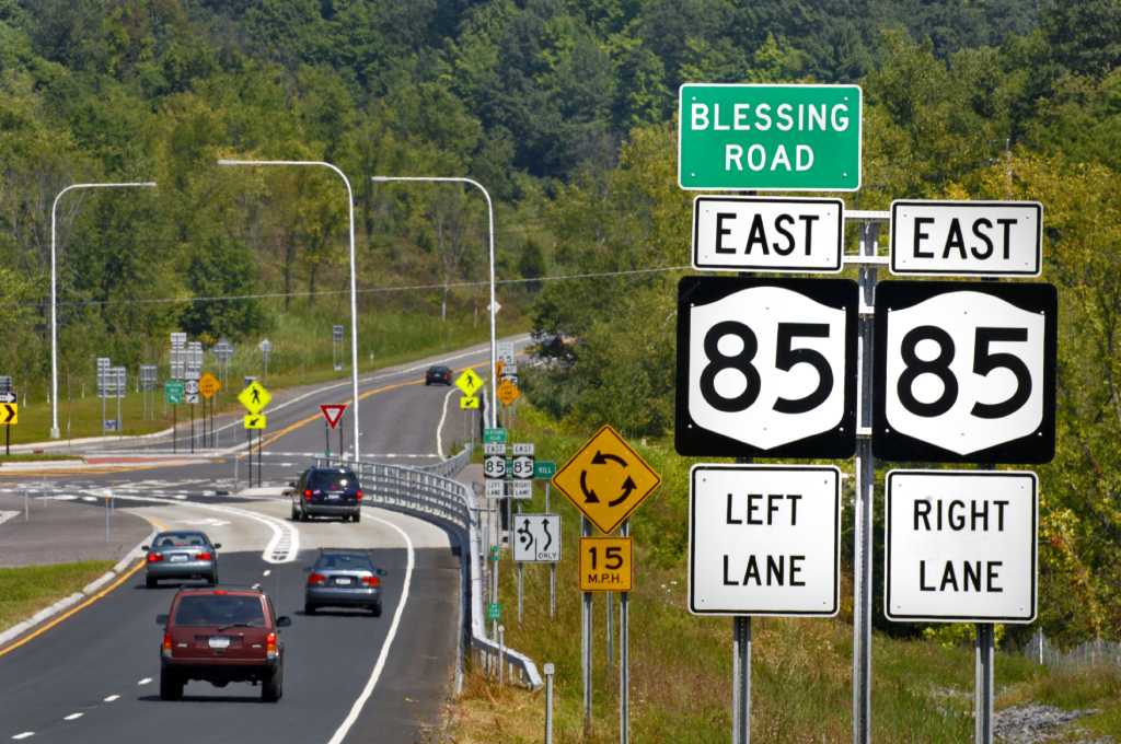 Route 85 is rough or smooth depending on where you are