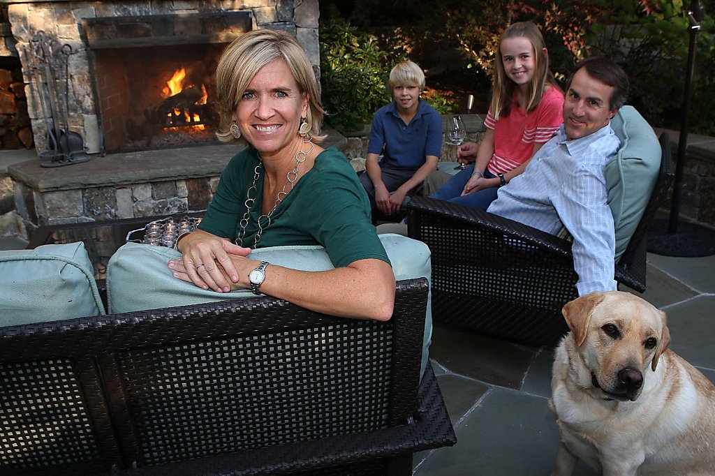 Valerie Kelleher Herzog's outdoor room in Ross