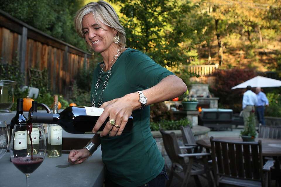 Valerie Kelleher Herzog's outdoor room in Ross