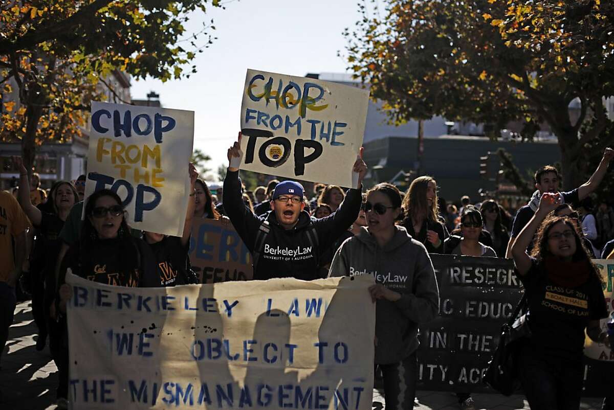 Huge protest at UC Berkeley - vote to set up camp