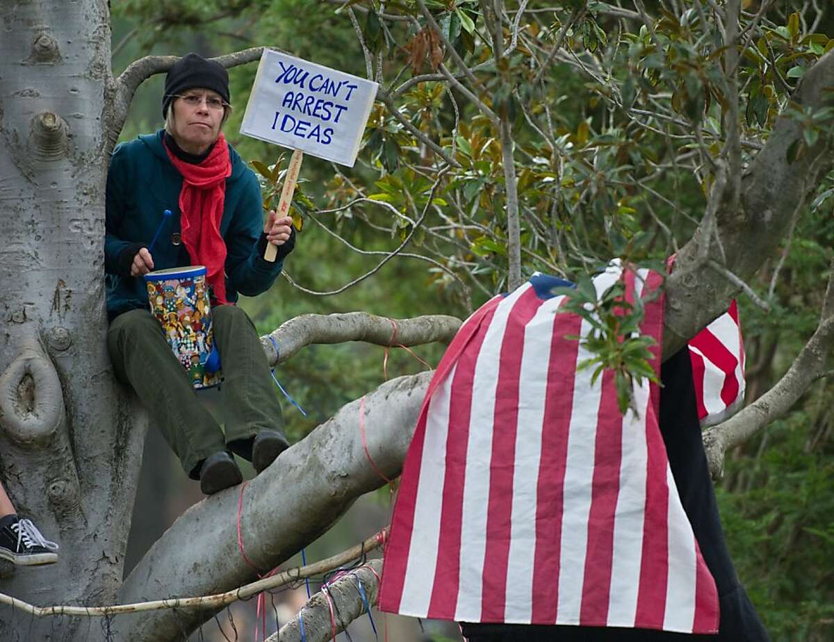 UC Davis protesters confront chancellor