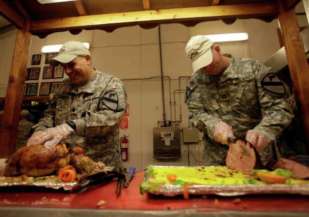 For U.S. troops, one last Thanksgiving in Iraq