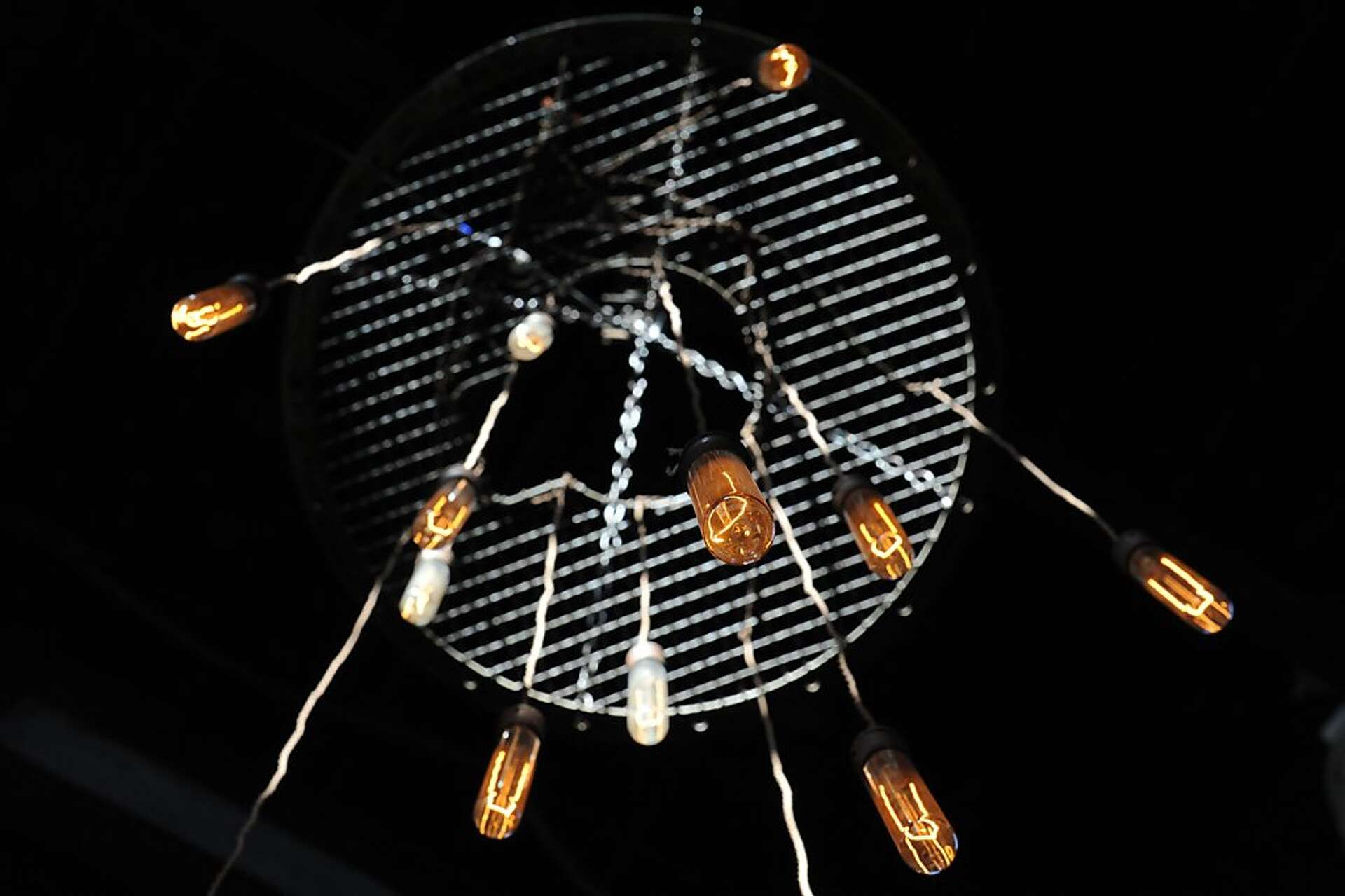 Antiques repurposed as lighting