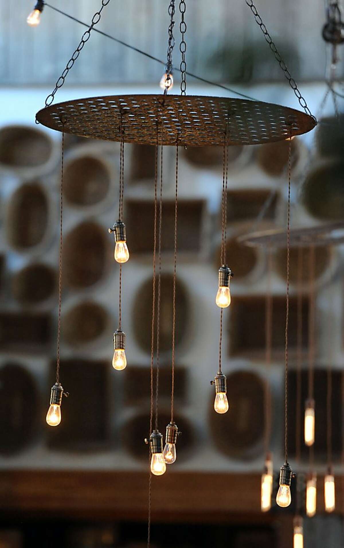 Antiques repurposed as lighting