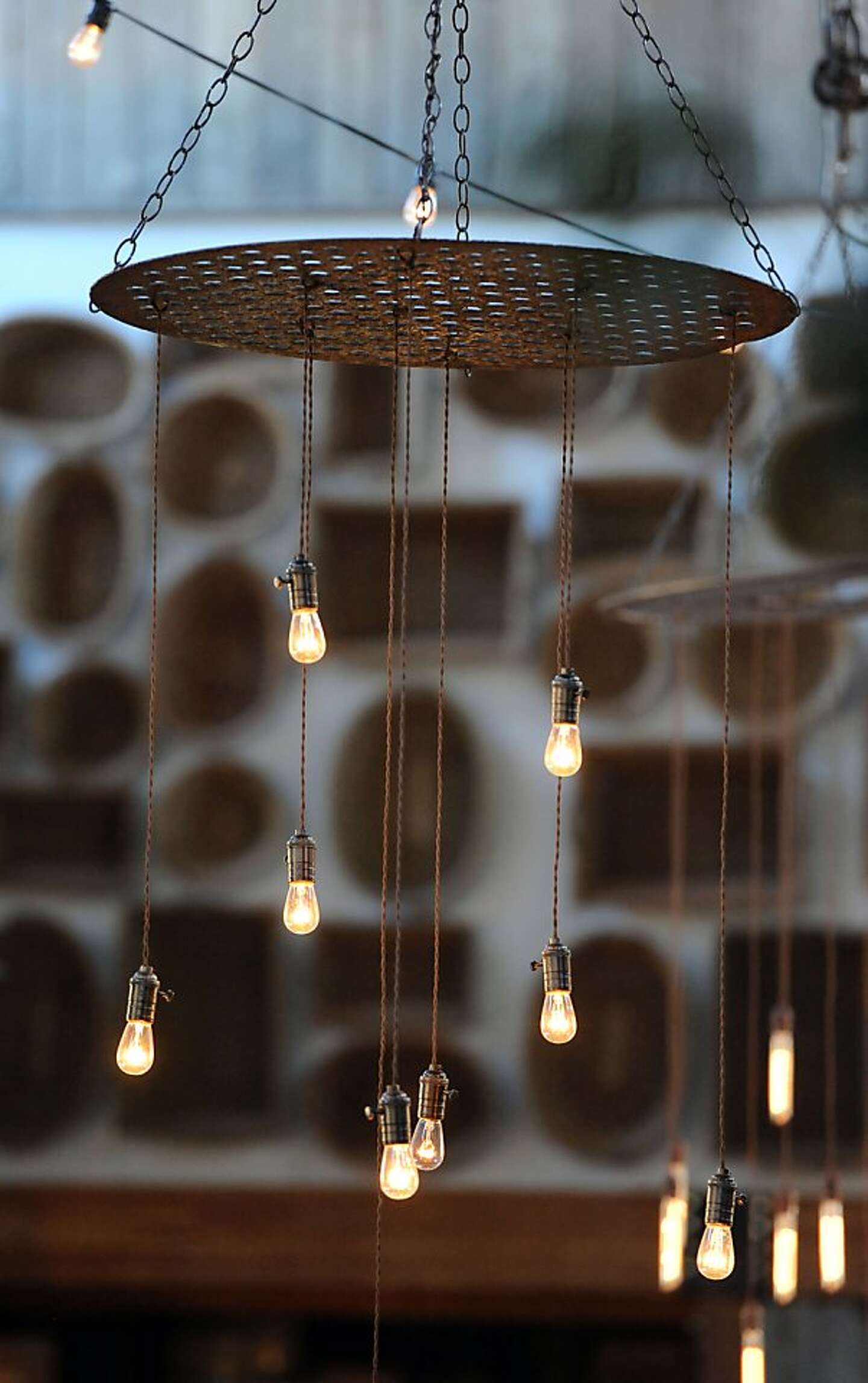 Antiques repurposed as lighting