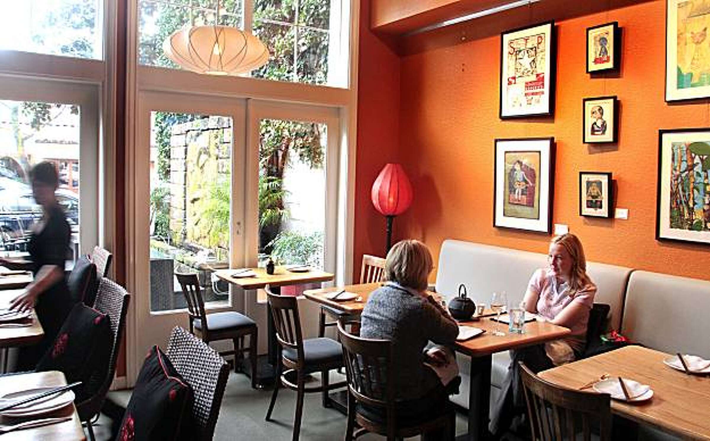 Modern China Cafe has lovely setting